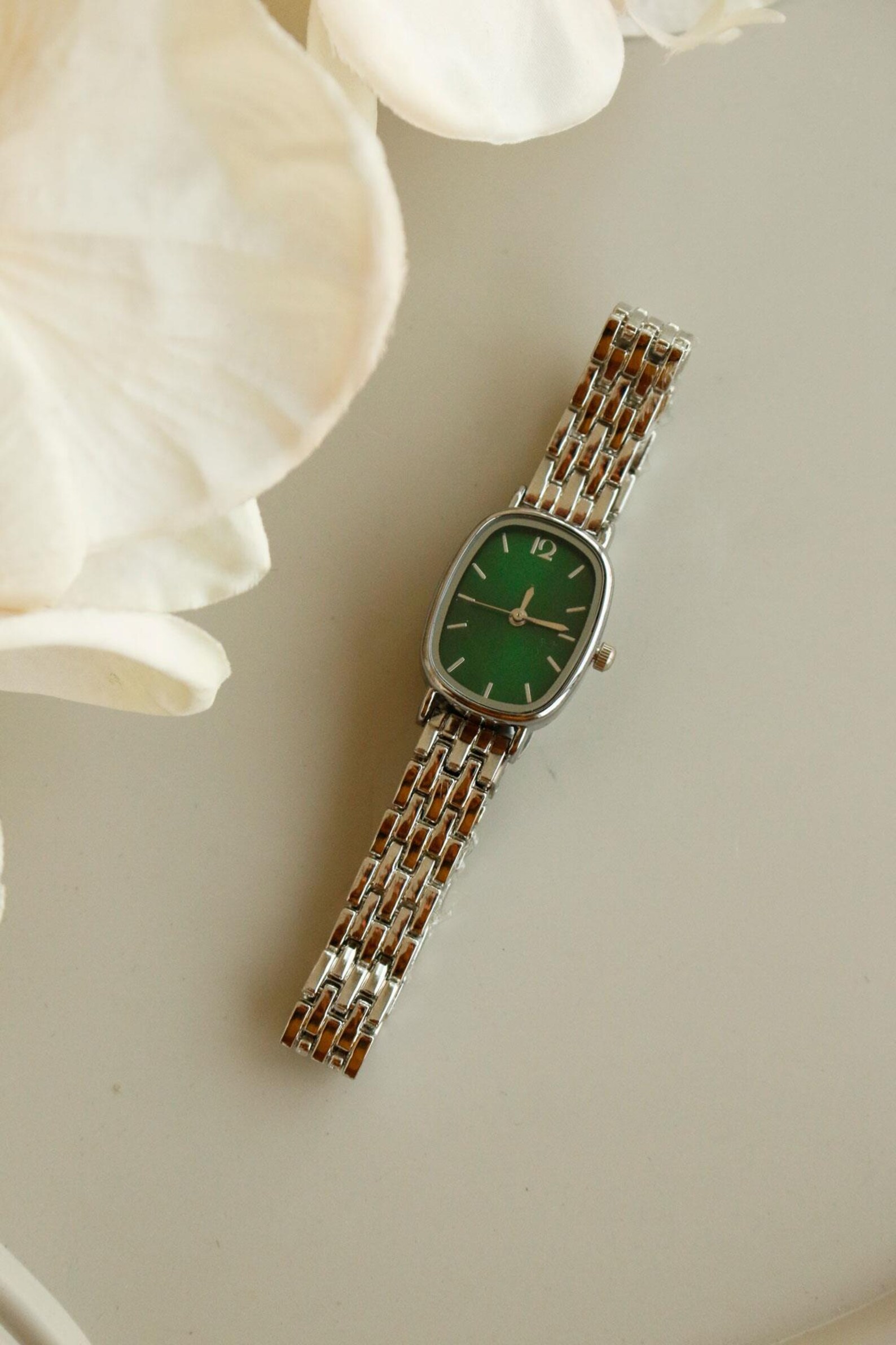 Elegant Gold & Silver Women’s Metal Wristwatch, Vintage Minimalist ...