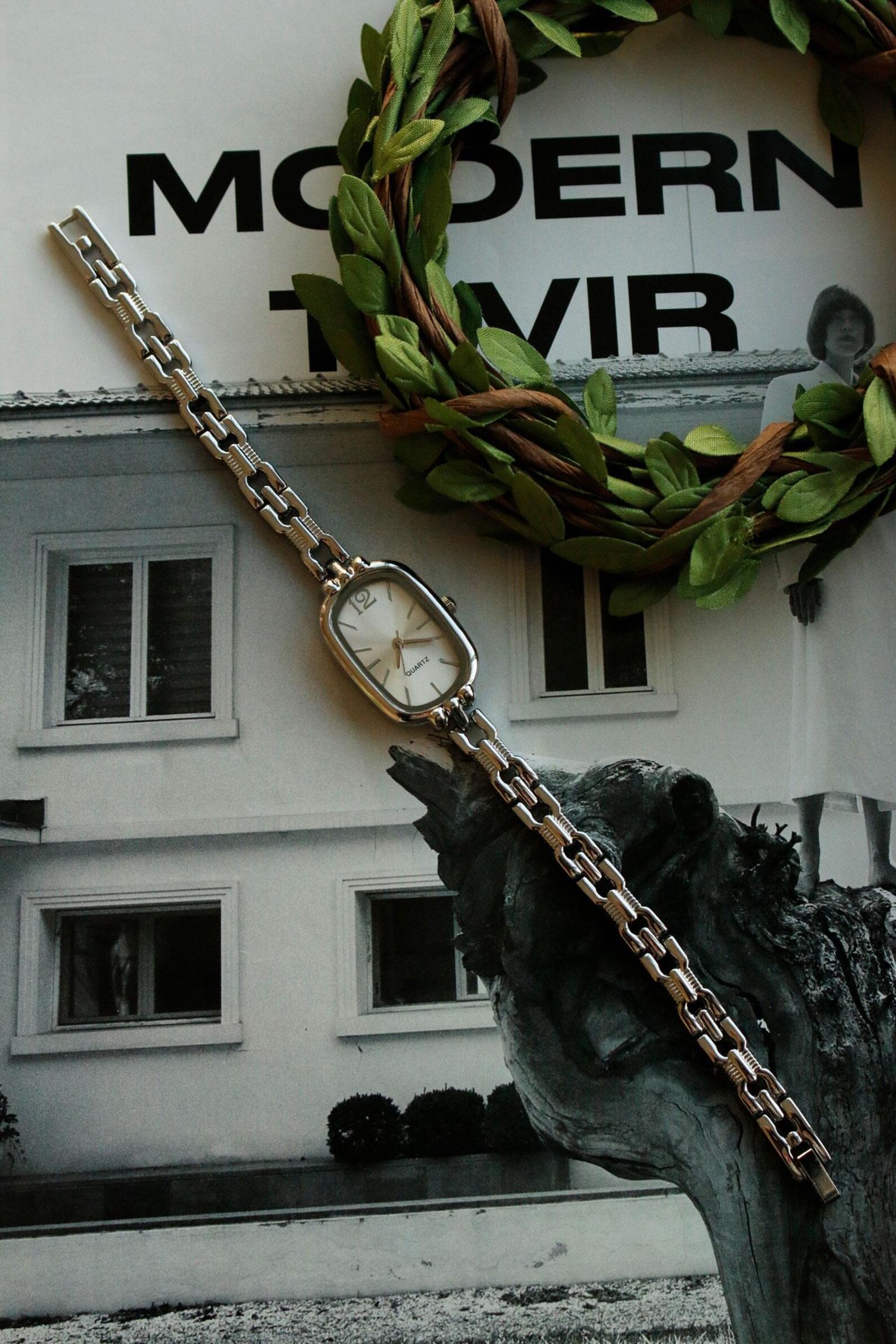 Vintage Minimalist Watch, Retro Watch, Vintage Metal Watch, Metal Band ...