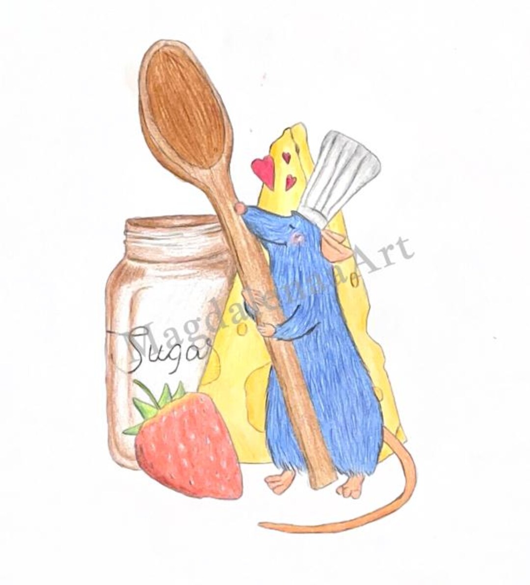 Ratatouille Drawing - Print - Etsy