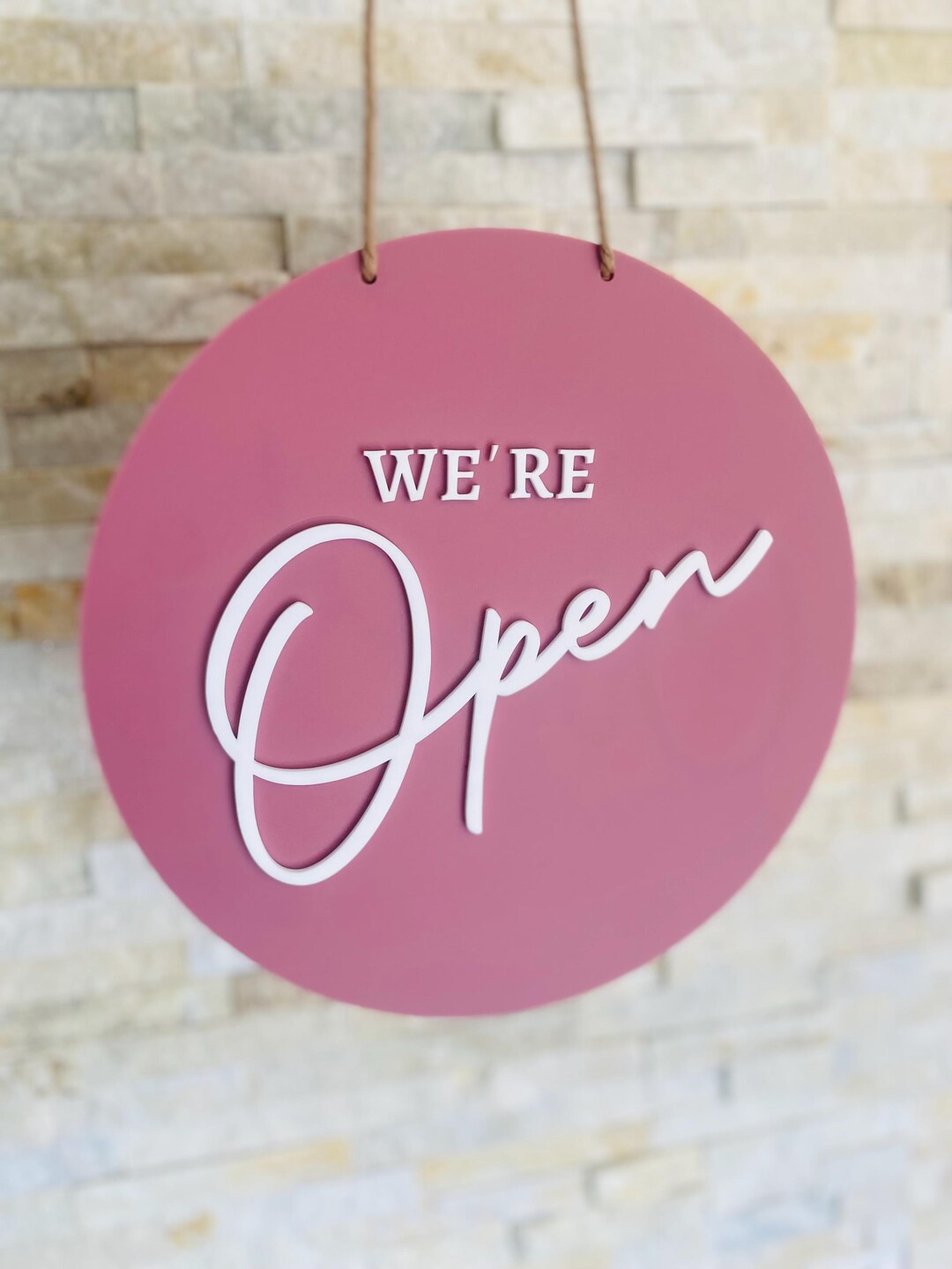 Circle Open/closed Sign | Custom Business Sign | Open Shut | Shop Open ...