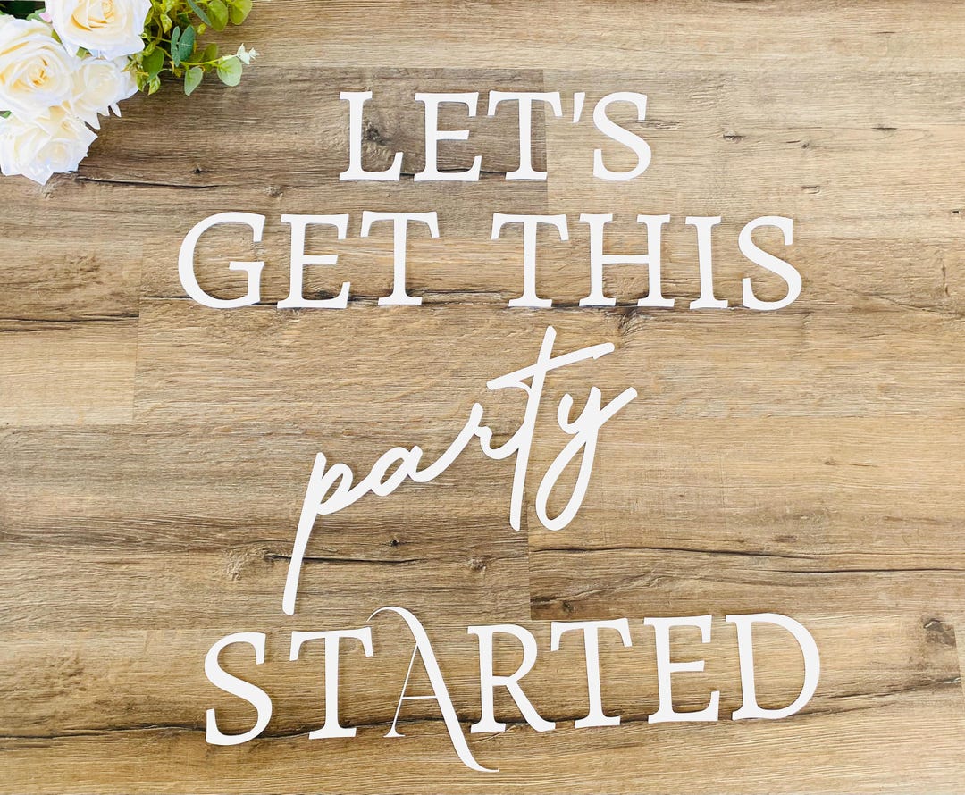 3D Acrylic Lettering | Acrylic Sign | Birthday Party Sign | Celebration ...