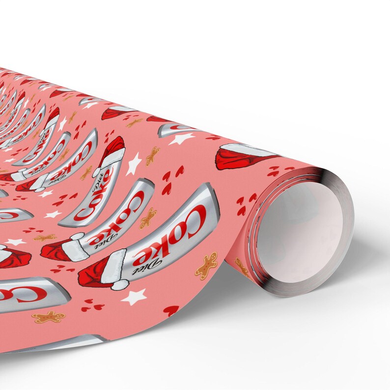 Funny Diet Coke Wrapping Paper | Christmas Wrapping Paper | Diet Coke ...