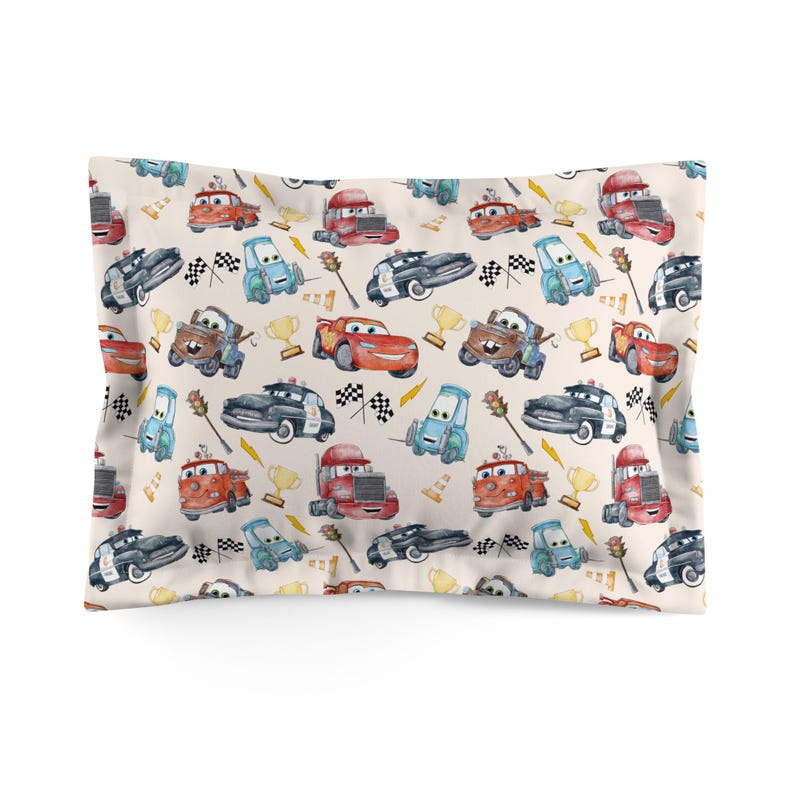 Pixar Cars Lightning Mcqueen Comforter, Disney Toddler Duvet Cover ...