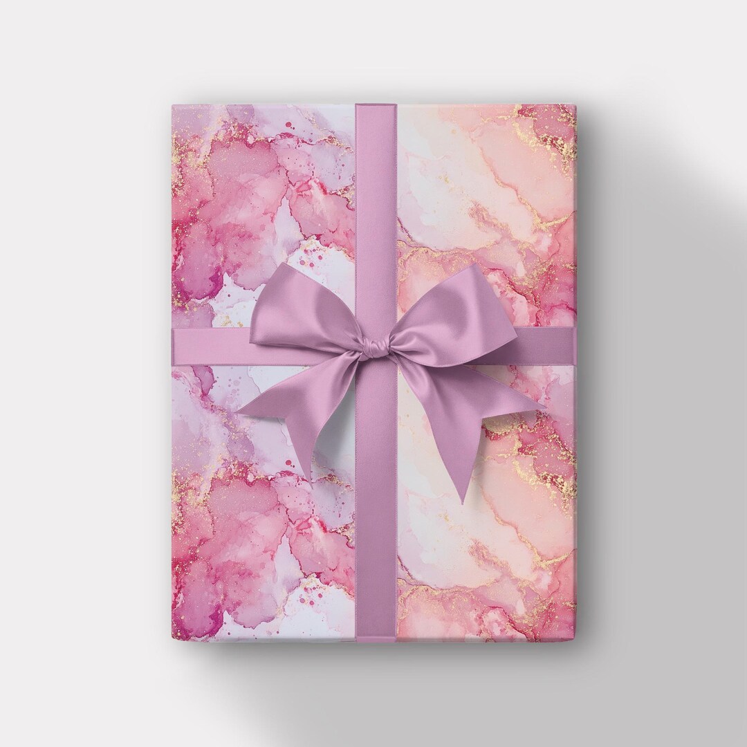 Pastel Artwork Gift Wrapping Paper: Elegant Abstract Design - Etsy