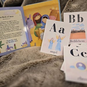 Printable ABC Bible Flashcards for Kids | Biblical Alphabet Cards ...