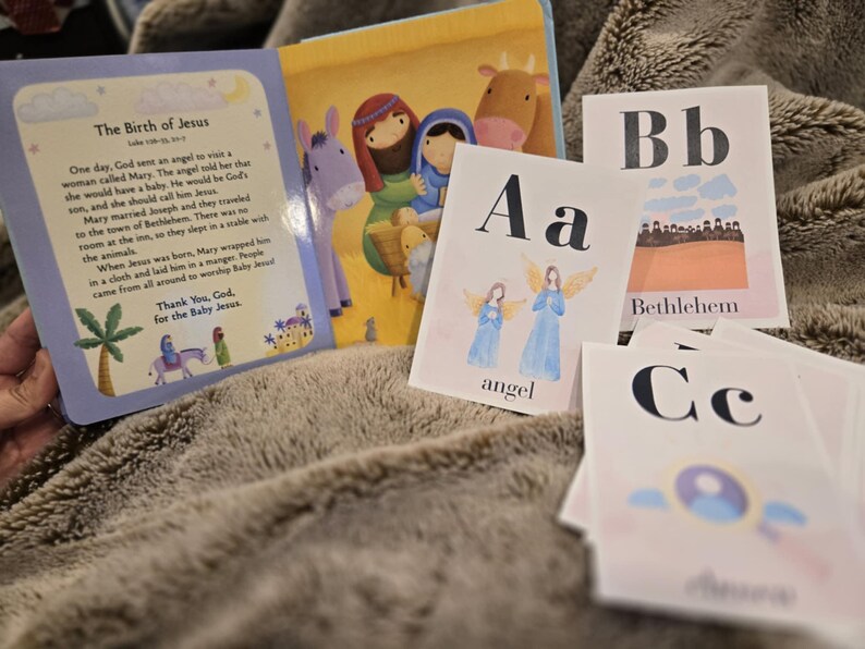 Printable ABC Bible Flashcards for Kids | Biblical Alphabet Cards ...