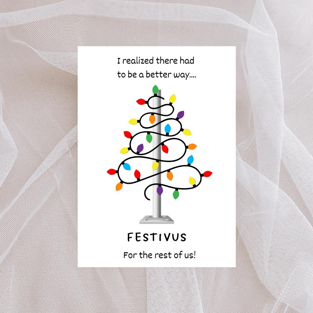 Printable Festivus for the Rest of Us Card | Funny Seinfeld Christmas ...