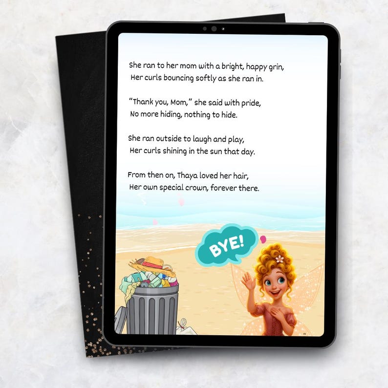 Digital Kids Book - Curly Hair Story for Kids | Self Love Confidence ...