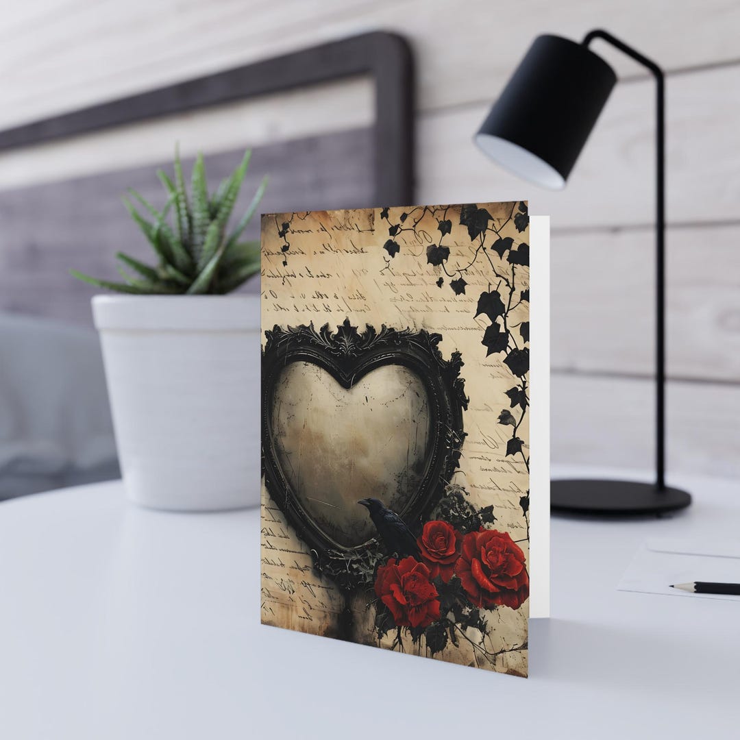 The Love Letter Greeting Cards Blank for Personal Message Perfect for ...