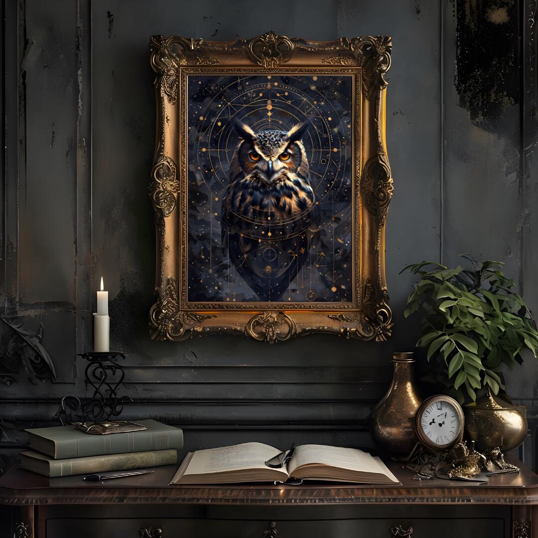 Owl Vertical Poster Premium Matte Vertical Poster 24x36 Wall Art Decor ...