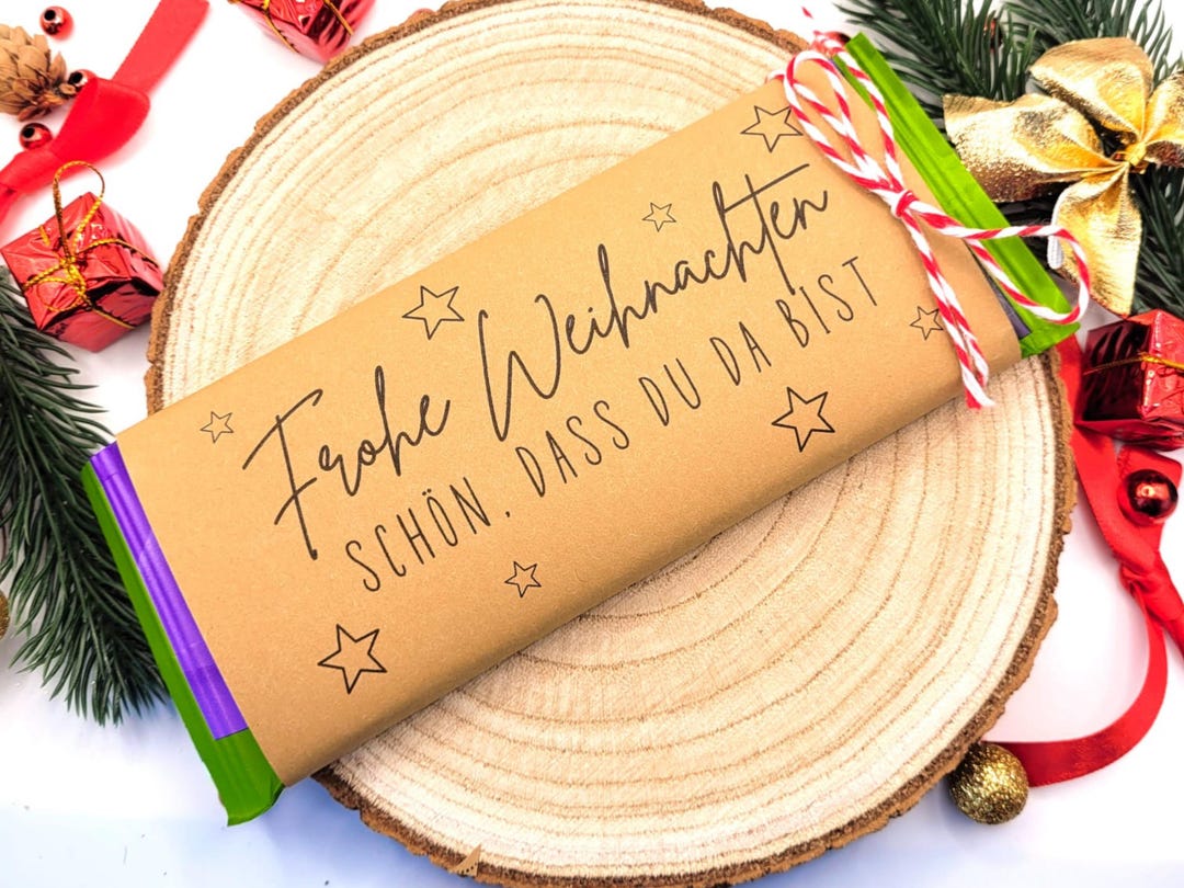 Printable Chocolate Wrapper Template for Santa Claus | Ho Ho Ho ...
