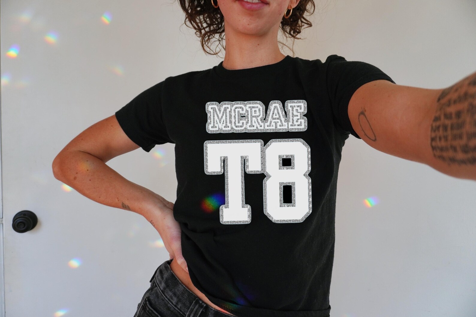 T8 Mcrae Jersey Shirt, Tate Mcrae Concert Baby Tee, T8 Music Merch ...