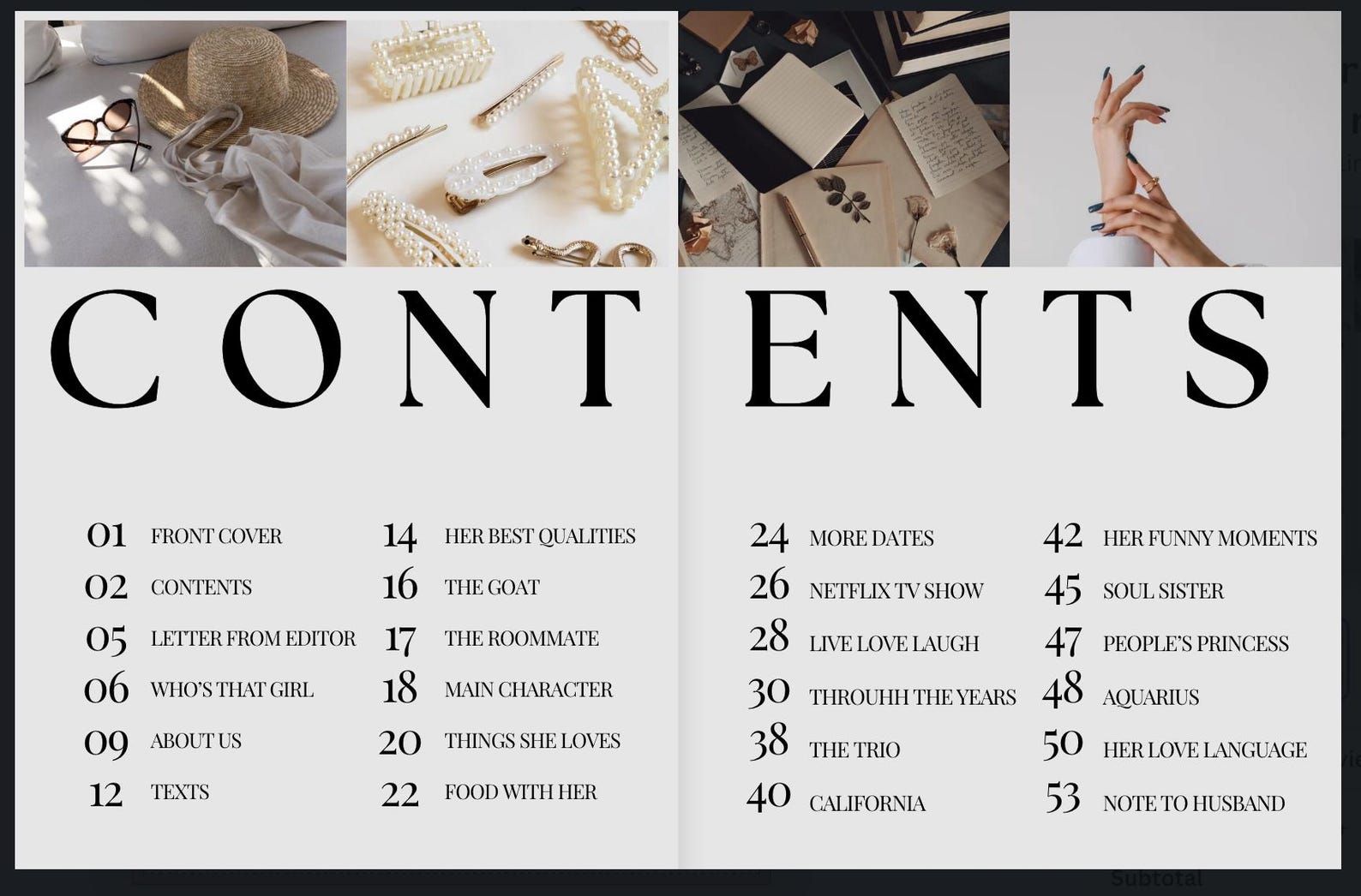 Customizable Magazine Template for Birthdays/weddings/anniversaries Etc ...