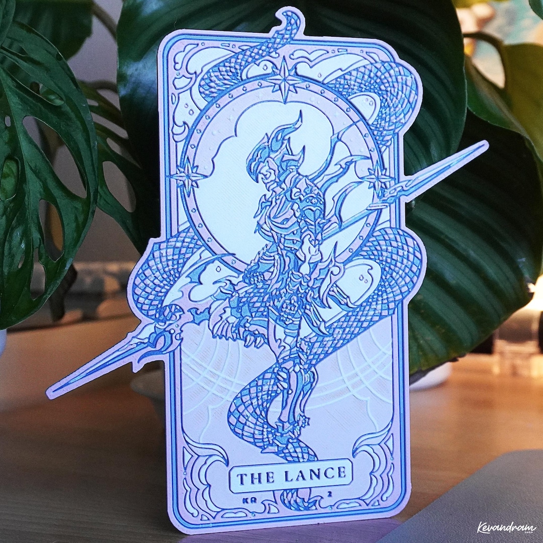 FFXIV the Lance Dragoon Kera Card 1 Crystal Series Limited Edition 3D ...