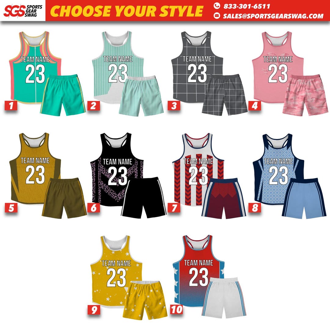 SGS Premium Track Game Uniform - Custom Team Name & Number, Full ...