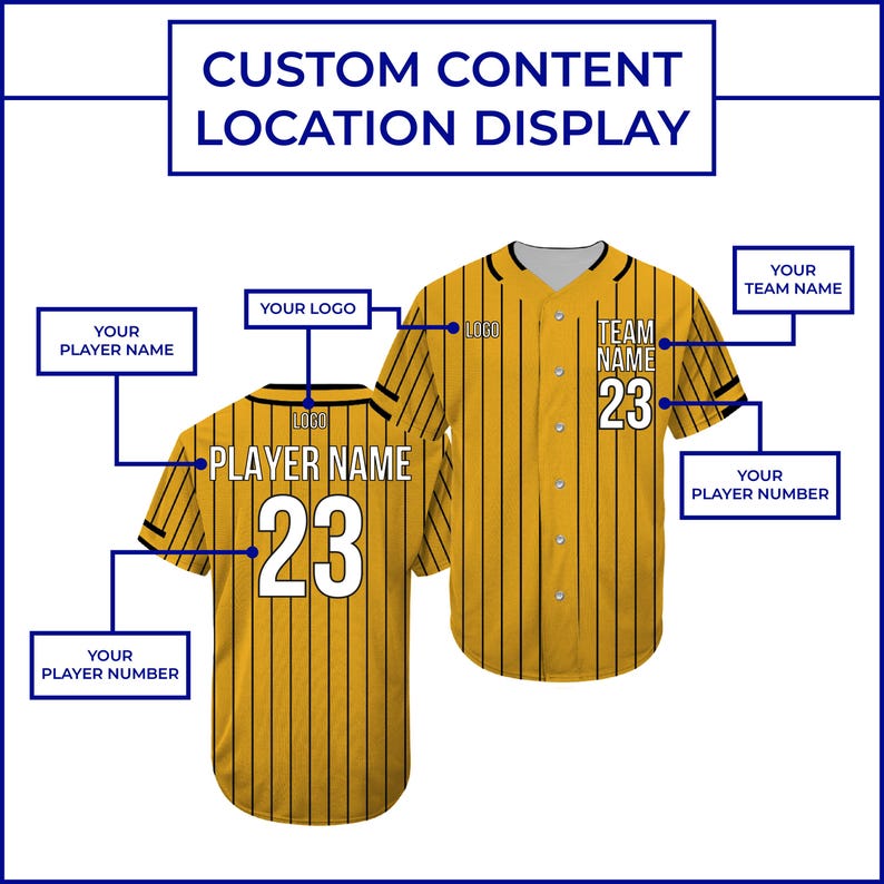 SGS Custom League Baseball Jersey Team Name & Number, Full Sublimation ...