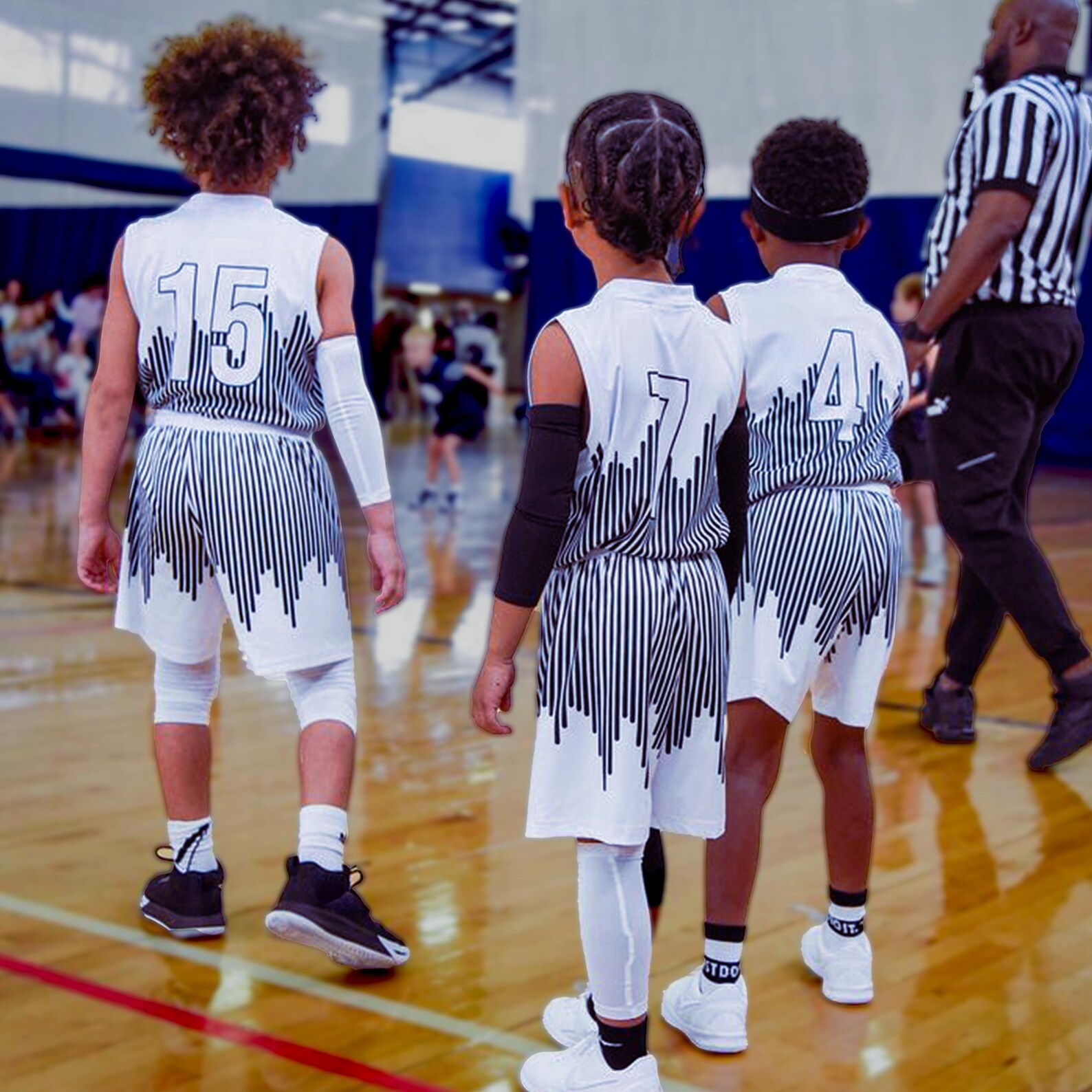 SGS Lines Reversible Basketball Uniform Team Name & Number, Full ...
