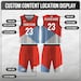 SGS Custom Shape Basketball Uniform - Personalized Team Name & Number ...