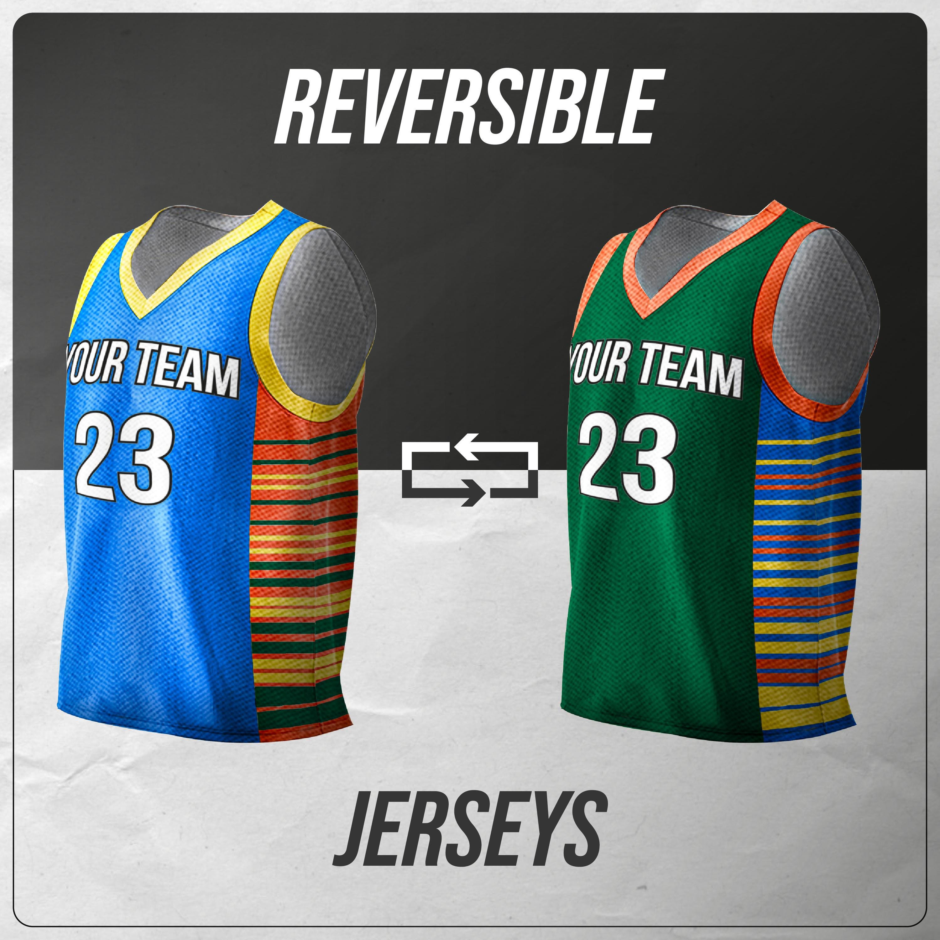SGS Shape Reversible Basketball Uniform – Custom Team Name & Number ...