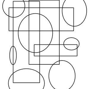 Geometric Coloring Pages - Etsy