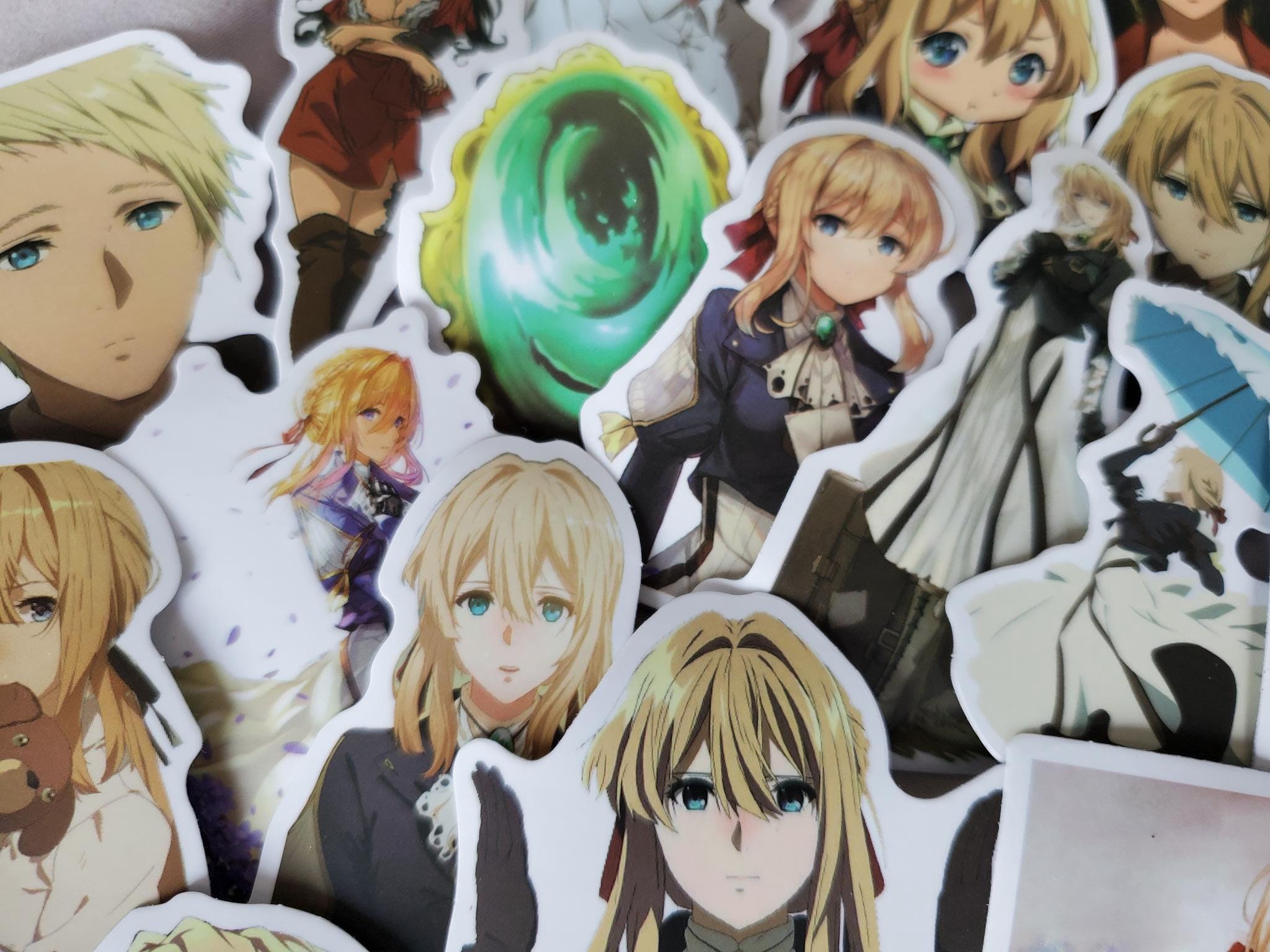 Violet Evergarden Anime Stickers - Set of 50 Stickers - Vinyl ...
