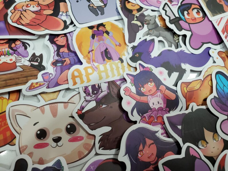 Aphmau Stickers - Set of 50 Stickers - Vinyl & Waterproof - Etsy