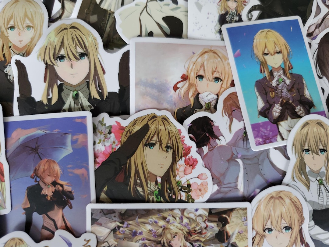 Violet Evergarden Anime Stickers - Set of 50 Stickers - Vinyl ...
