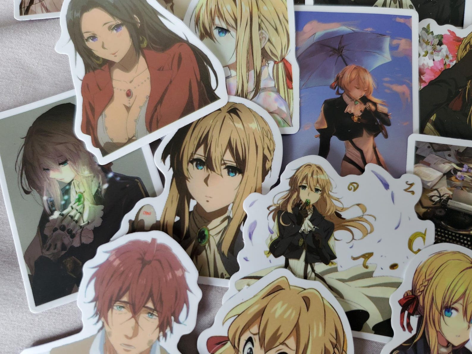 Violet Evergarden Anime Stickers - Set of 50 Stickers - Vinyl ...