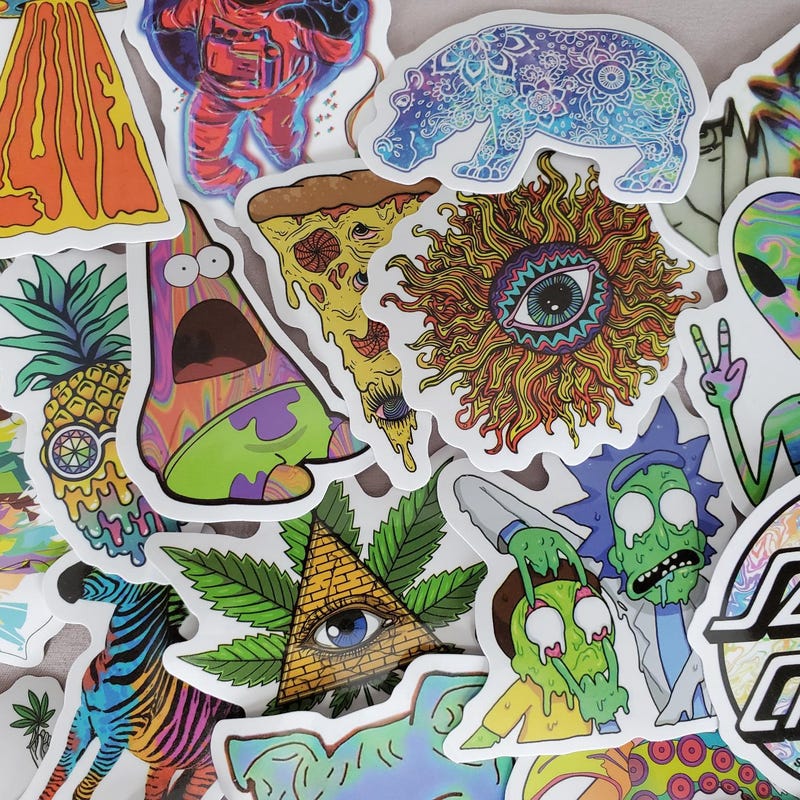 Trippy Sticker - Etsy
