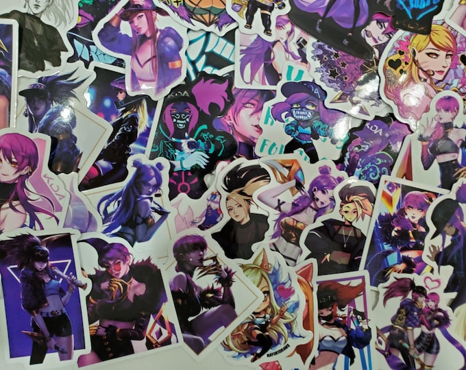 Arcane Stickers Set of 100 Waterproof Vinyl Stickers Anime Stickers ...