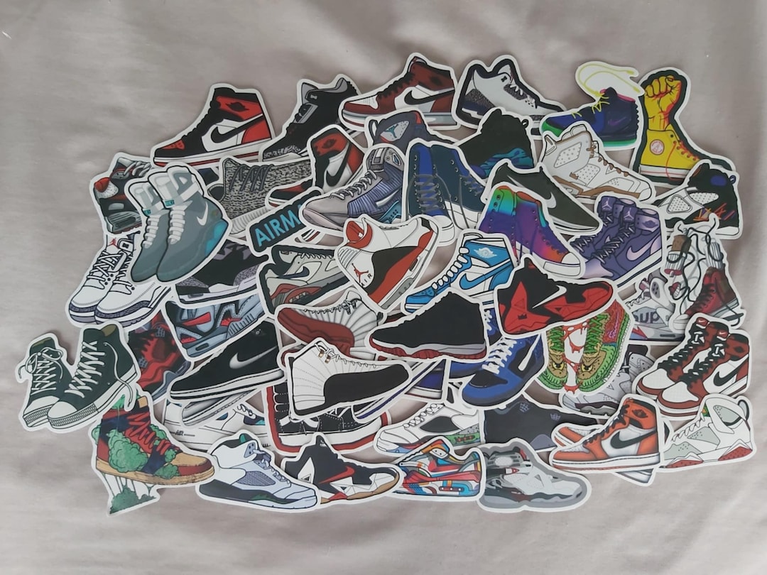 Shoe Stickers - Set of 50 Stickers - Vinyl & Waterproof - Etsy