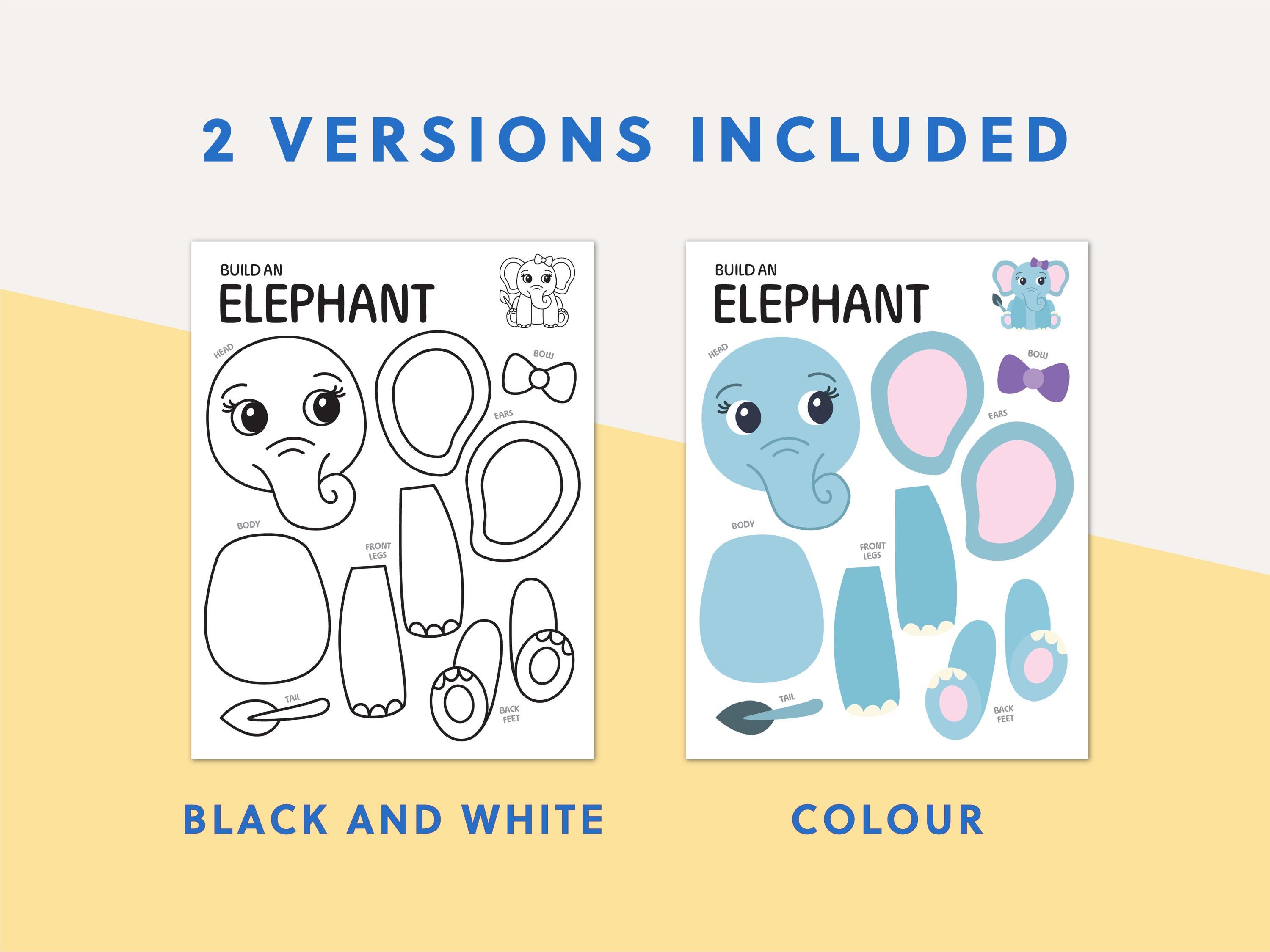 15 Cut and Paste Animals | Cut Out and Glue Activity | Printable Animal ...