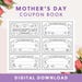 Mother's Day Coupon Book | Printable Mom Gift | Activity for Kids ...