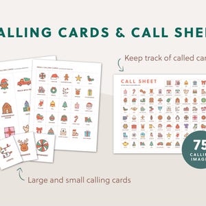 Printable Christmas Bingo Game | 30 Cards | Instant Download | Fun ...