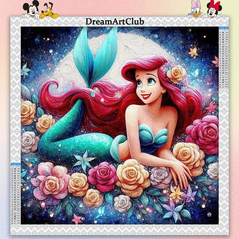Mermaid Diamond Art Kit - Etsy