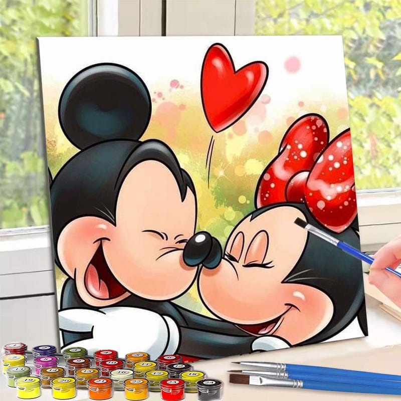 Paint by Numbers Cartoon - Etsy