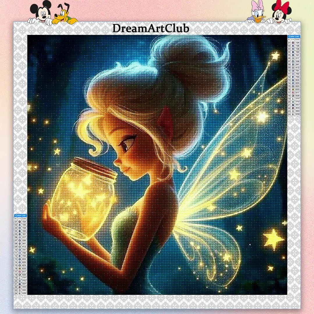 Tinker Bell Diamond Painting Kit: 5D DIY Home Decor Art - Etsy