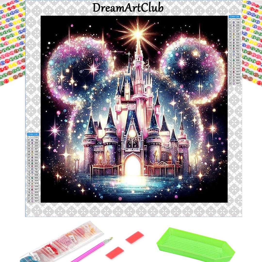 Fantasy Castle Diamond Painting Kit: 5D DIY Home Decor - Etsy