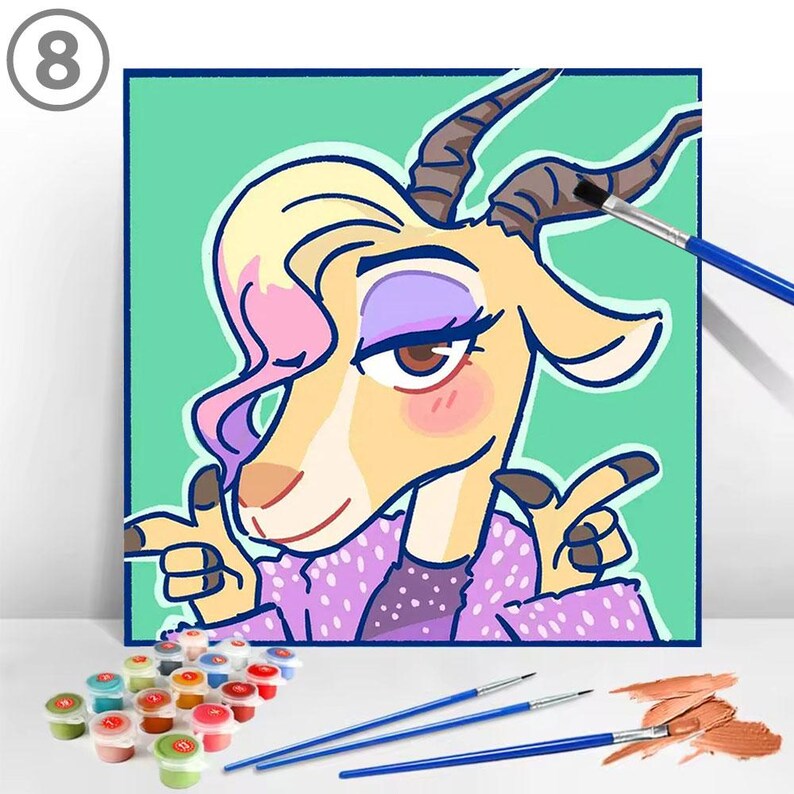 Zootopia 2 | Paint by Number Kit | for Beginners | Birthday Gift - Etsy