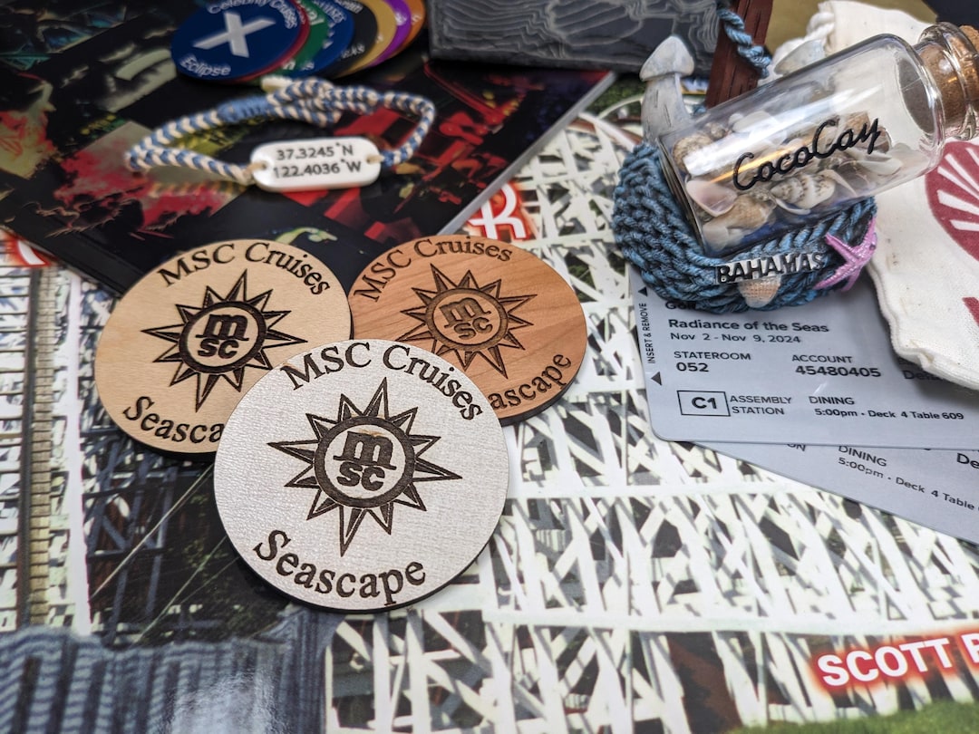 Cruise Tokens | MSC Cruises | Cruise Souvenir - Token | Hidden Fun ...
