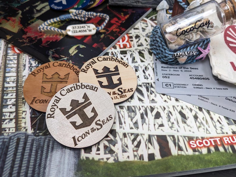 Cruise Tokens | Royal Caribbean Cruises | Cruise Souvenir - Token ...