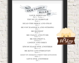 Christian rules | Etsy