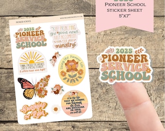 Pioneer Service School 2025 Flower Sticker | JW Gifts, JW Stickers ...