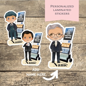 Brother Character Personalized With Name /waterproof Laminated Sticker ...