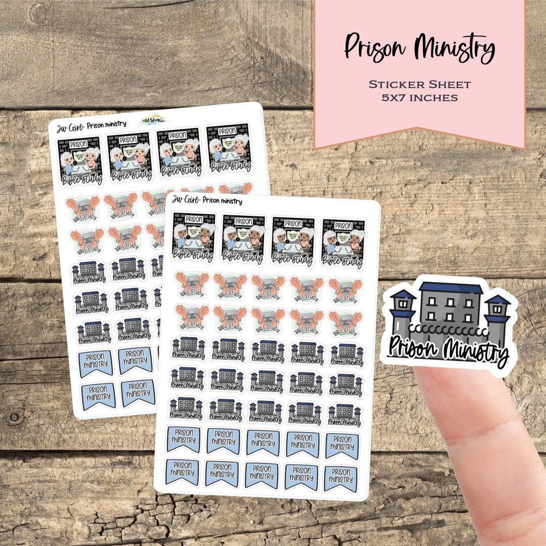 Prison Ministry,bible Study Planner Stickers , Pioneer Stickers,sticker ...