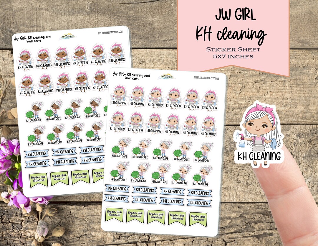 KH Cleaning and Lawn Care Planner Stickers /planner Stickers/sticker ...