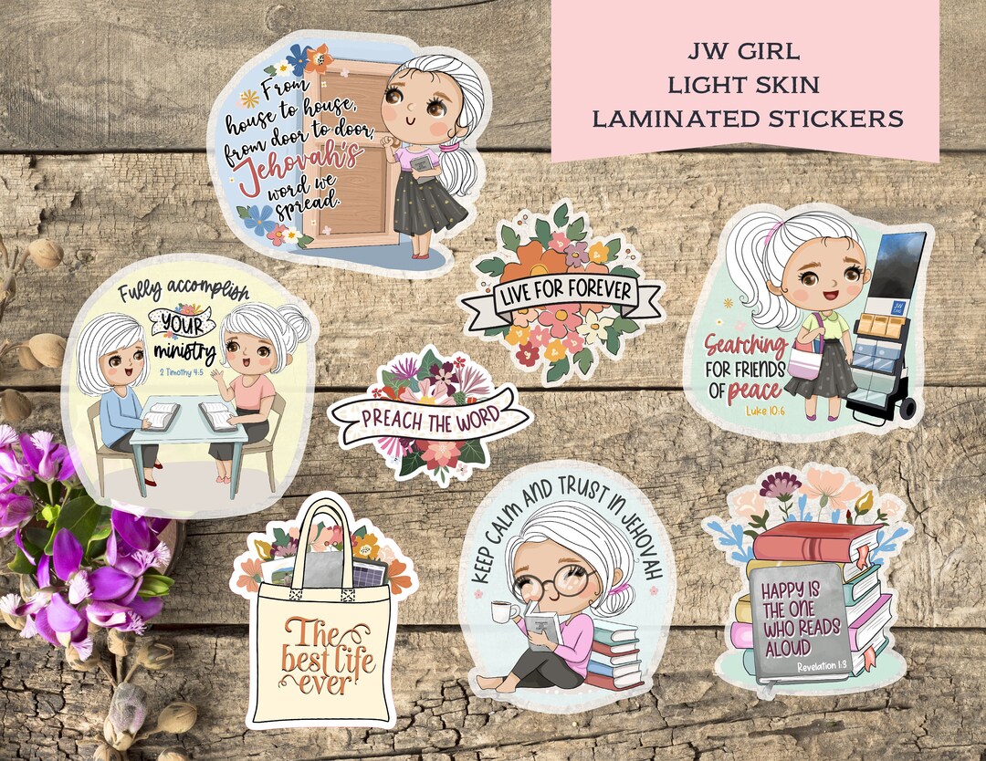 8 Sticker Set/waterproof Sticker/laminated Stickers/bible Inspired ...