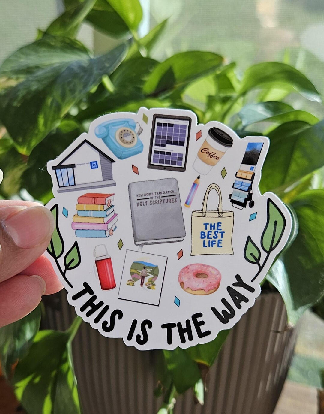 This is the Way JW Sticker /waterproof Laminated Sticker/bible Inspired ...