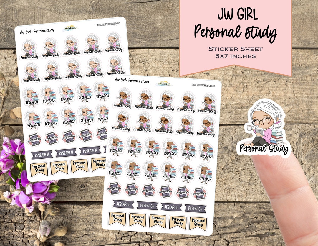 Personal Study, Research Planner Stickers /planner Stickers/sticker ...