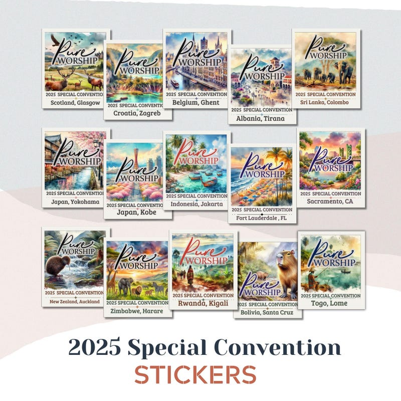 2025 Convention Stickers - Etsy